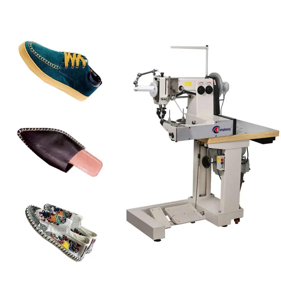 Leather Moccasin Shoe Side Upper Making Computer Direct Sewing ...