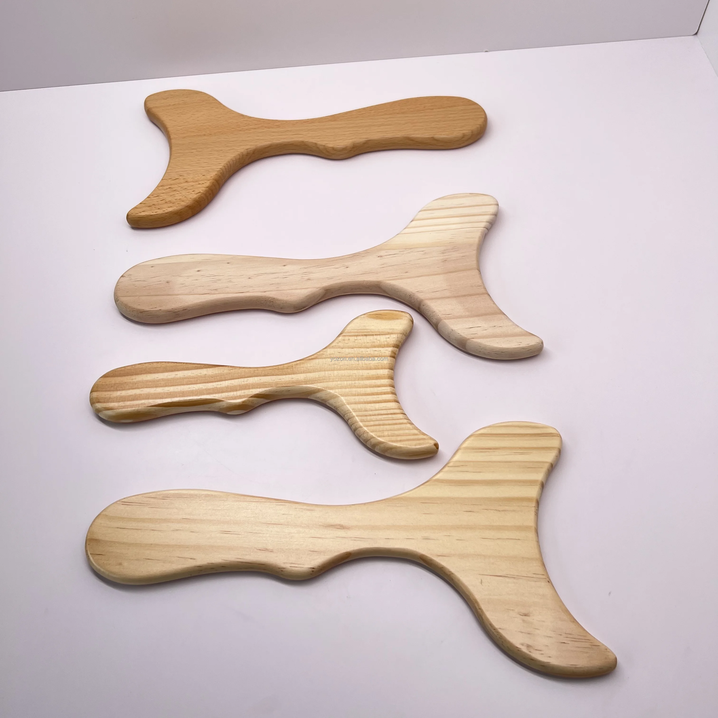 Custom Wooden Lymphatic Drainage Tool - Guasha Massager