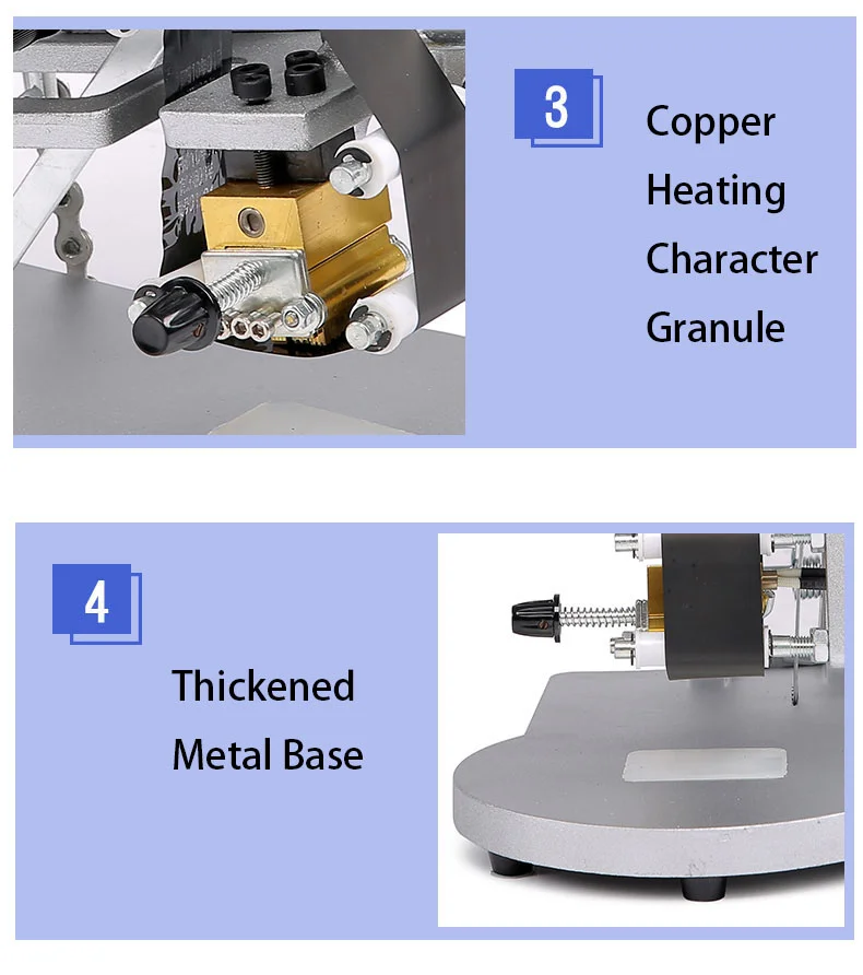 DY-8 Manual Hand Mini Portable Printing Machine - DUOQI