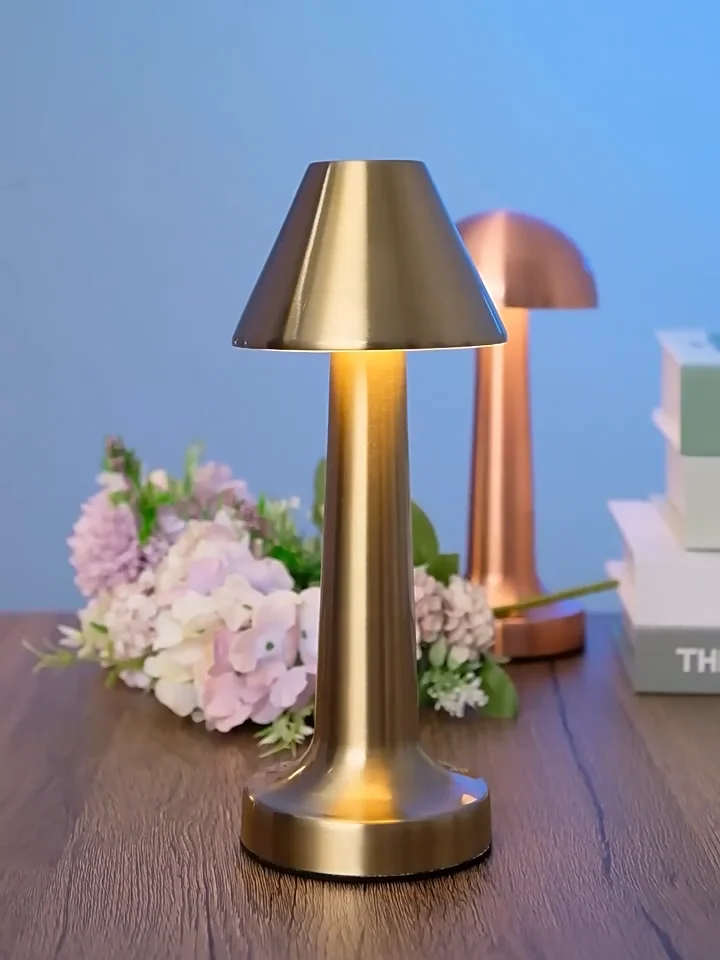 Nordic Rechargeable Restaurant Bar Led Night Light Bedside Mushroom ...