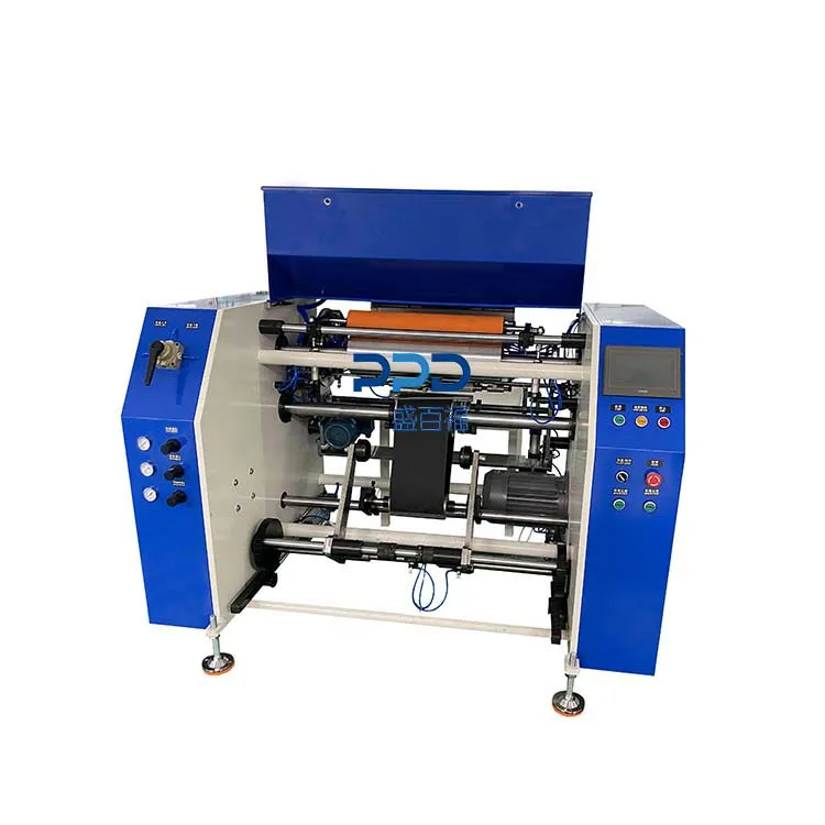 5 Shaft Fully Automatic Curly Edge Cling Film Rewinding Machine Easy To ...