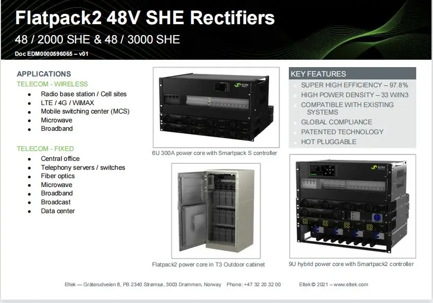 2022最新的eltek Valere整流器电源系统flatpack2 Eltek Super He 241115.106 - Buy Eltek,Flatpack2 Eltek超级他 ...