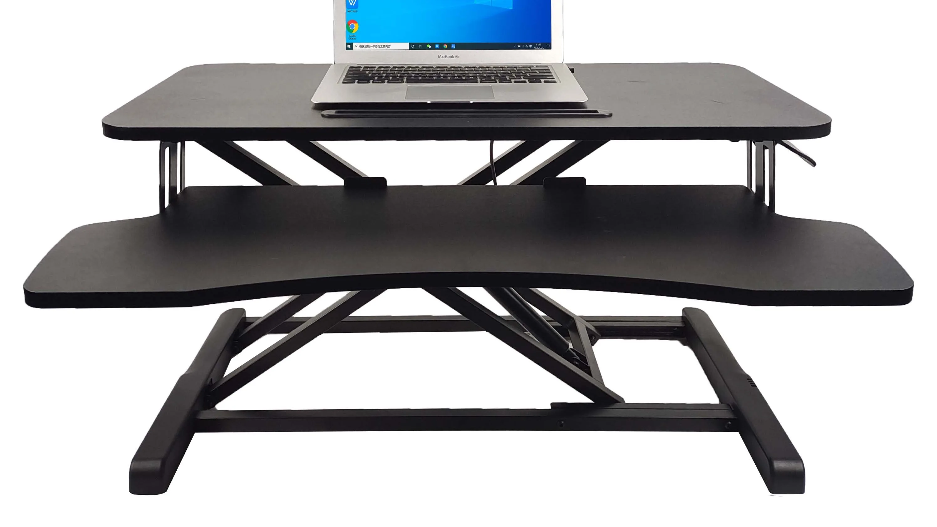 Height Adjustable Gas Spring Computer Lifting Stand Up Standing Desk On ...