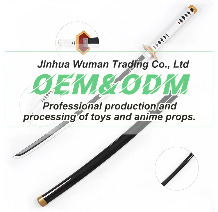 Anime Cosplay Tomioka Giyuu Wooden Swords Safety Weapon Model Demon ...