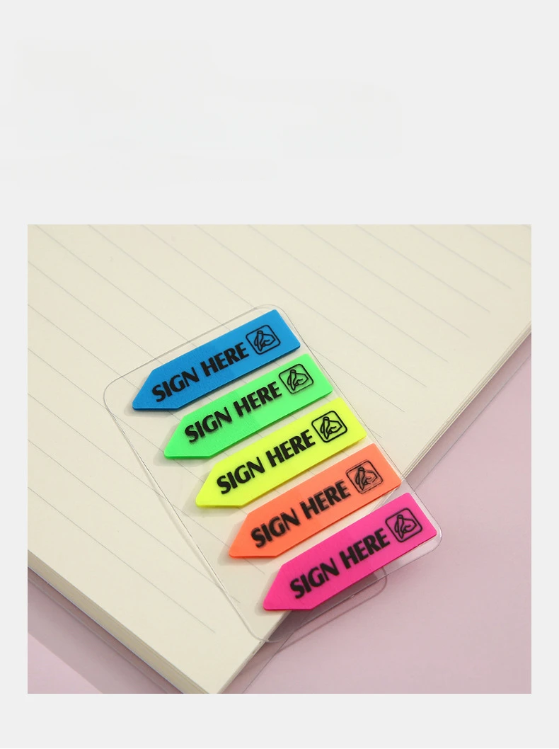 Creative Sticky Notes,Cute Cartoon,Semi Transparent Index Stickers ...