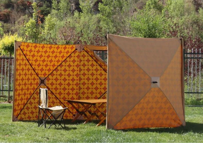 Outdoor Fencing Middle East Tent Qatar Arab Net Red Print Sun ...