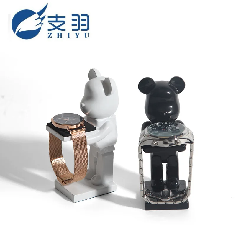 Zhi Yu Mickey Mouse Resin Watch Stand with Spaceman Apple Watch Stand ...