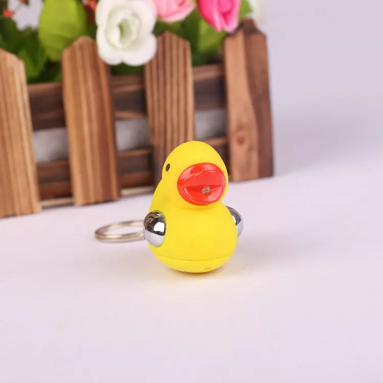 Adult Joke Harmless Electric Shock Duck Party Funny Keychain Prank ...