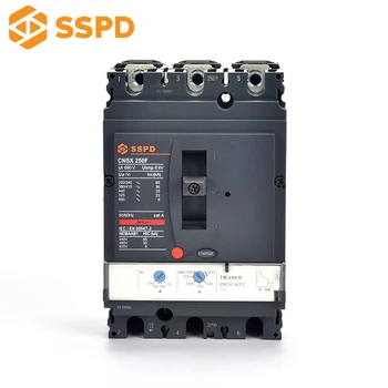 Mccb With Shunt Trip Coil Power Electrical Circuit Breaker 175a 200a ...