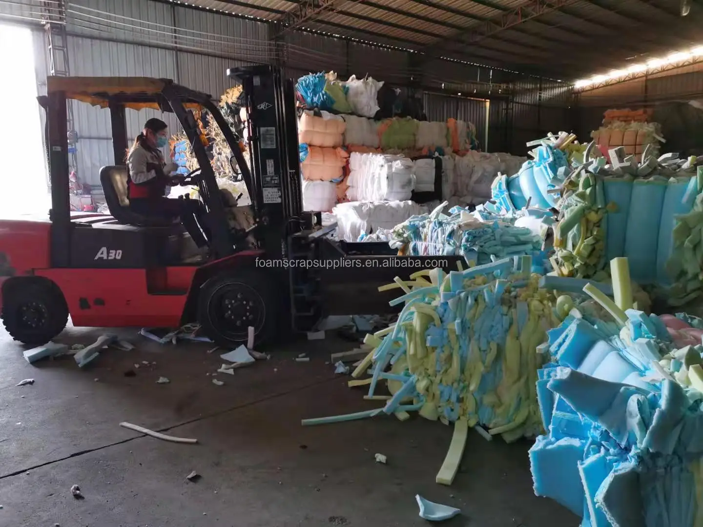 A Grade PU Foam Scrap - Low Density Polyurethane Trimmings