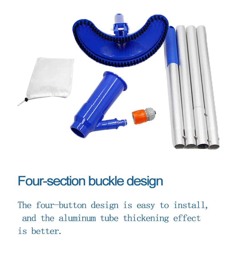 Professional Grade Meniscus Bottom Pool Cleaning Suction Brush - High ...