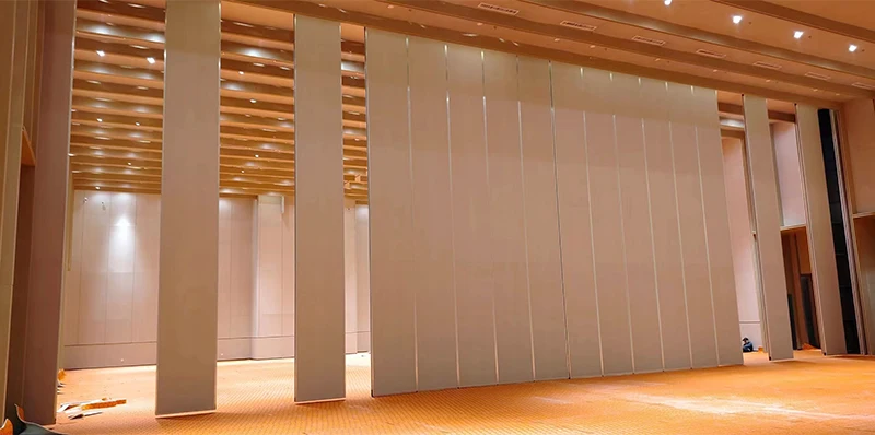 Glass Partition Wall Separation Panels with Door - Movable Dividers for ...