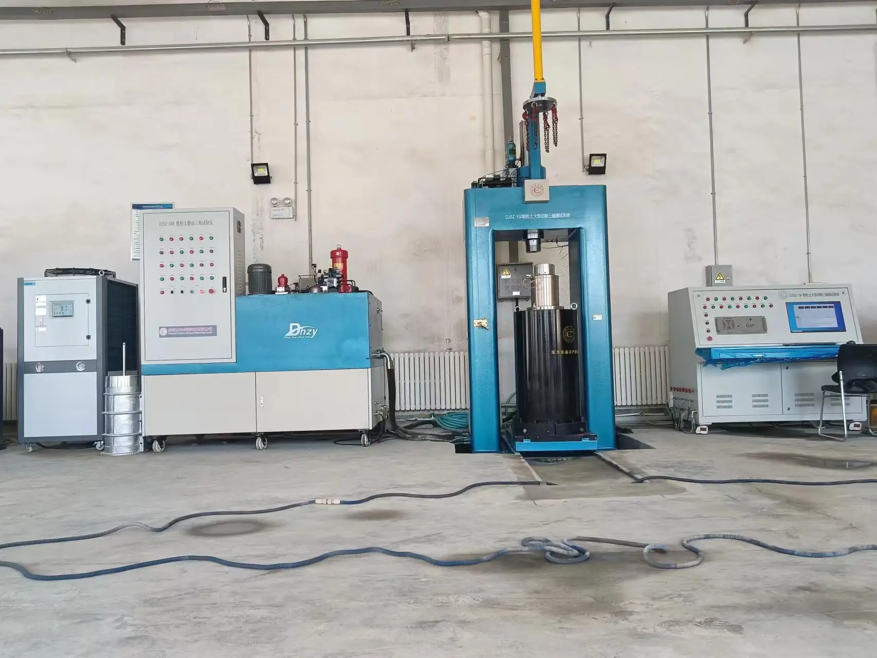 Djsz-150 Dynamic And Static Triaxial Testing Equipment For Coarse ...