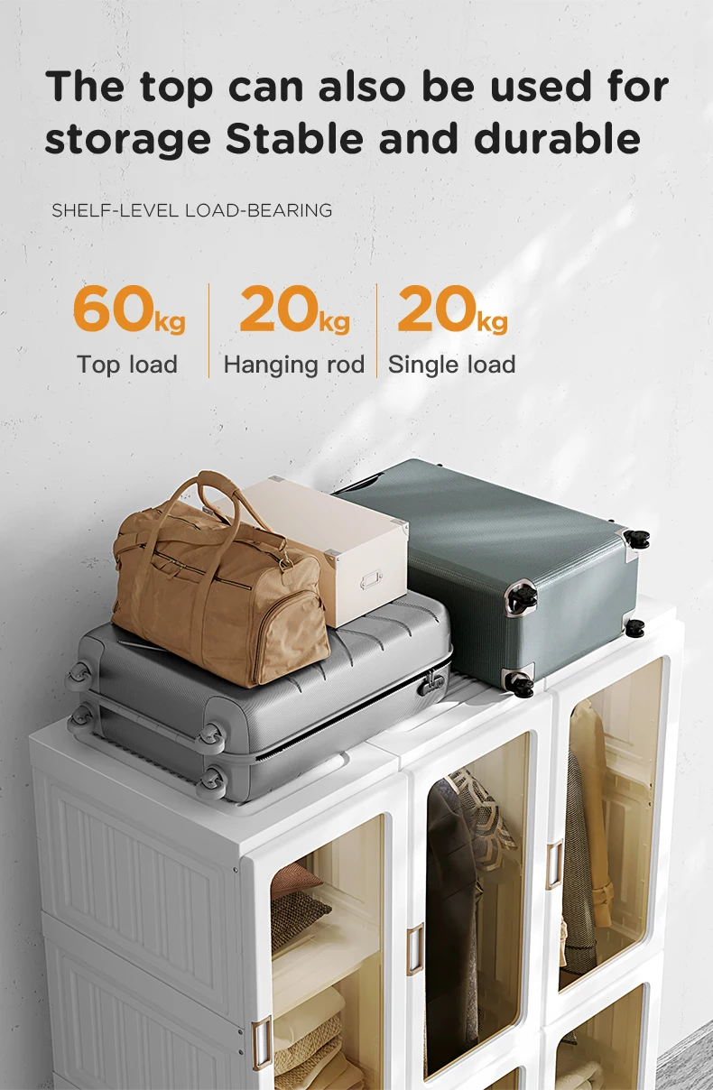 Mayibox Antbox Simple Wardrobe Folding Closet Furniture Clothes Storage ...