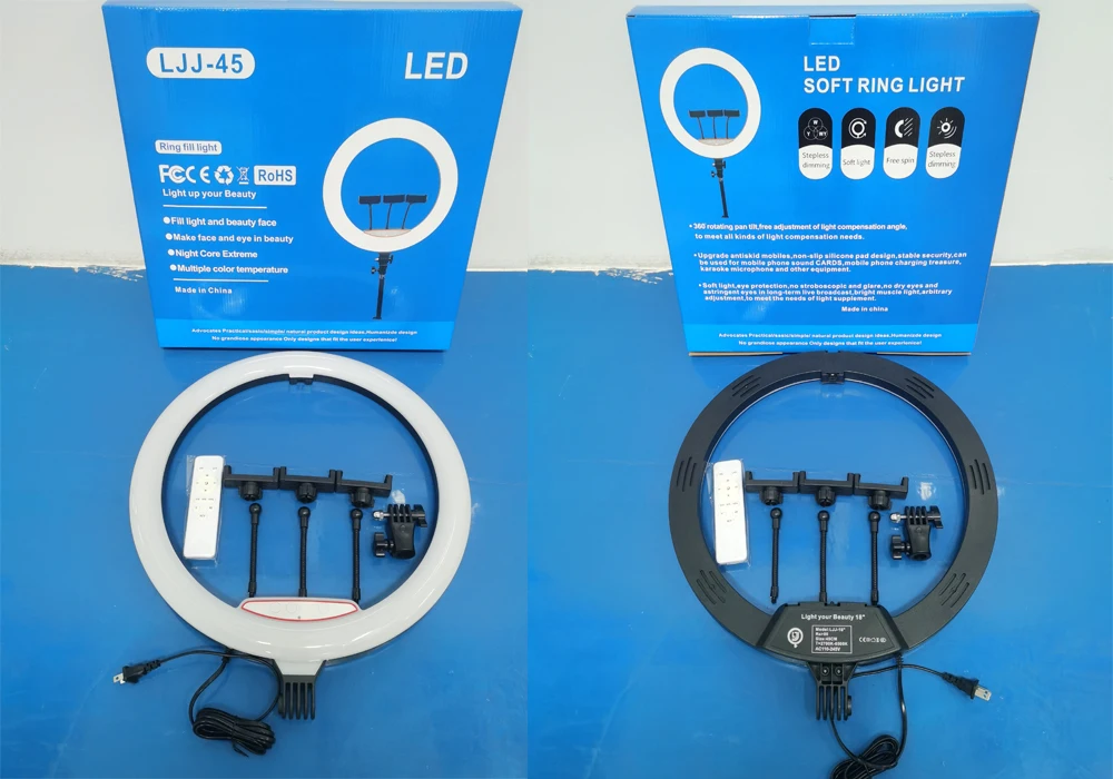 Factory Wholesale Ring Light 18 Inch Led Ring Light For Barber Shop Studio Makeup Photography ...