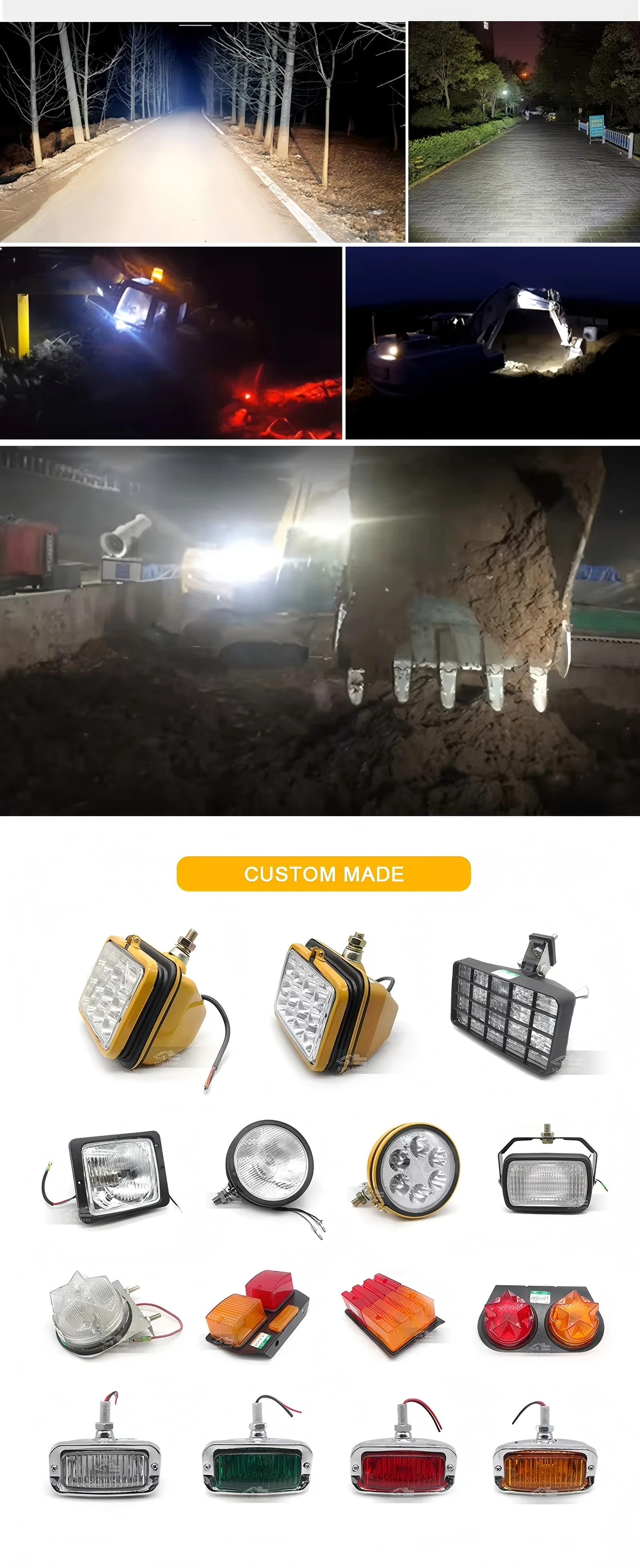 Excavator Spare Parts Warning Light Flashing Beacon SG-SR13B| Alibaba.com