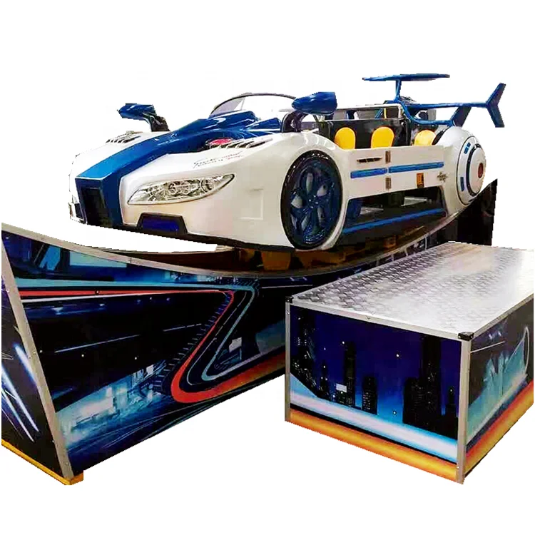 Portable fairground rides spinning sliding car space mini flying car ...