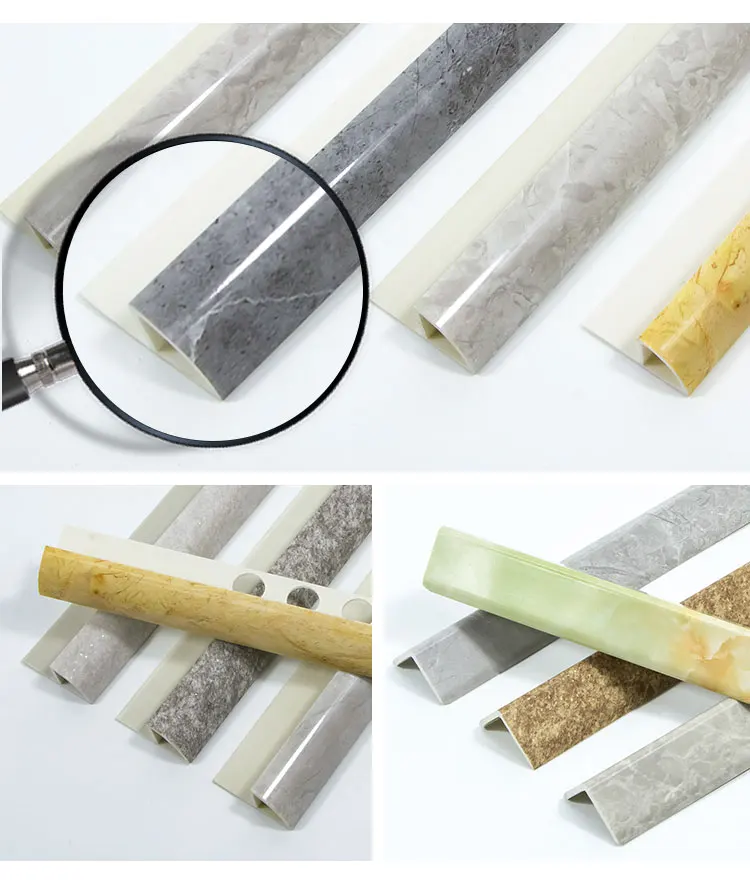 Flexible Plastic Trim L Shape Type Ceramic Edging Strips Marble Tile ...