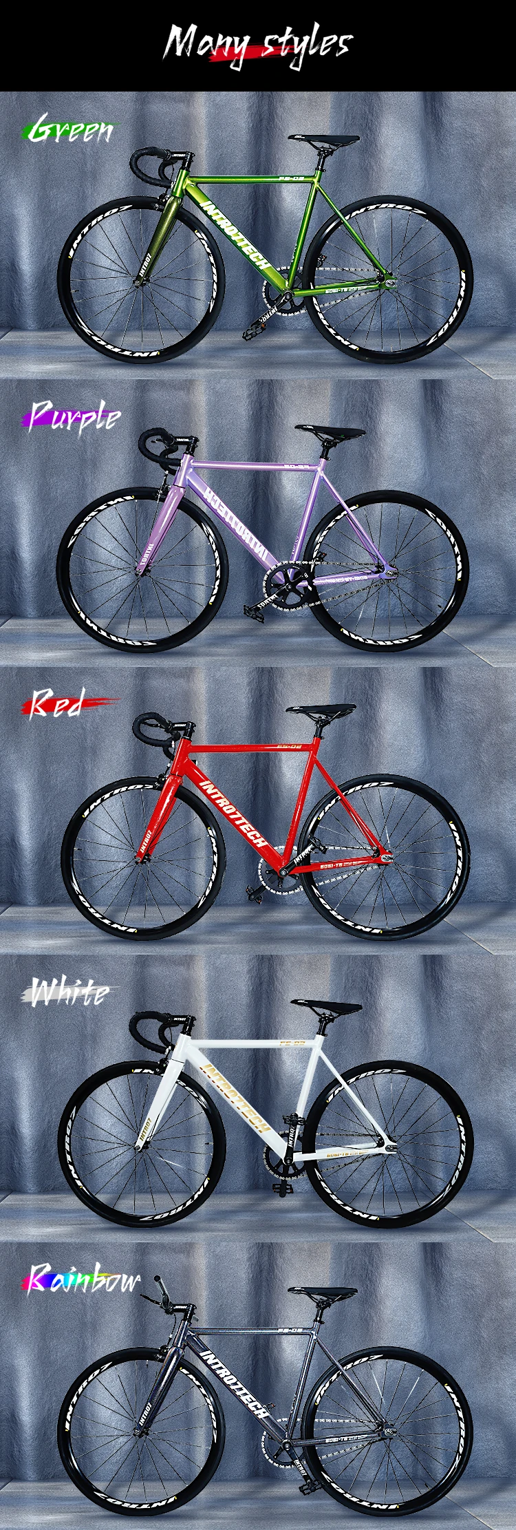 INTRO7 Fixed Gear Bikes - Durable, Lightweight, and Versatile