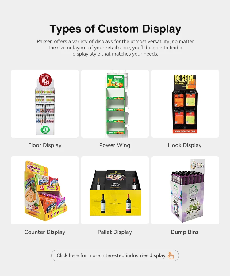 Cardboard Hanging Counter Stands Glossy Counter Keychain Display Stand ...