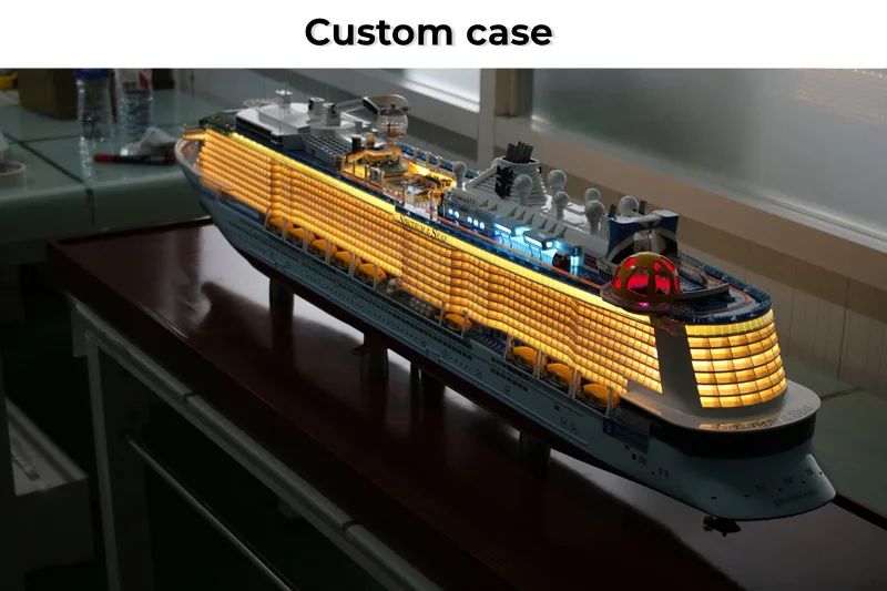 Office Decorative Items Engineering Ship Small Cargo Ship Vessel Scale ...