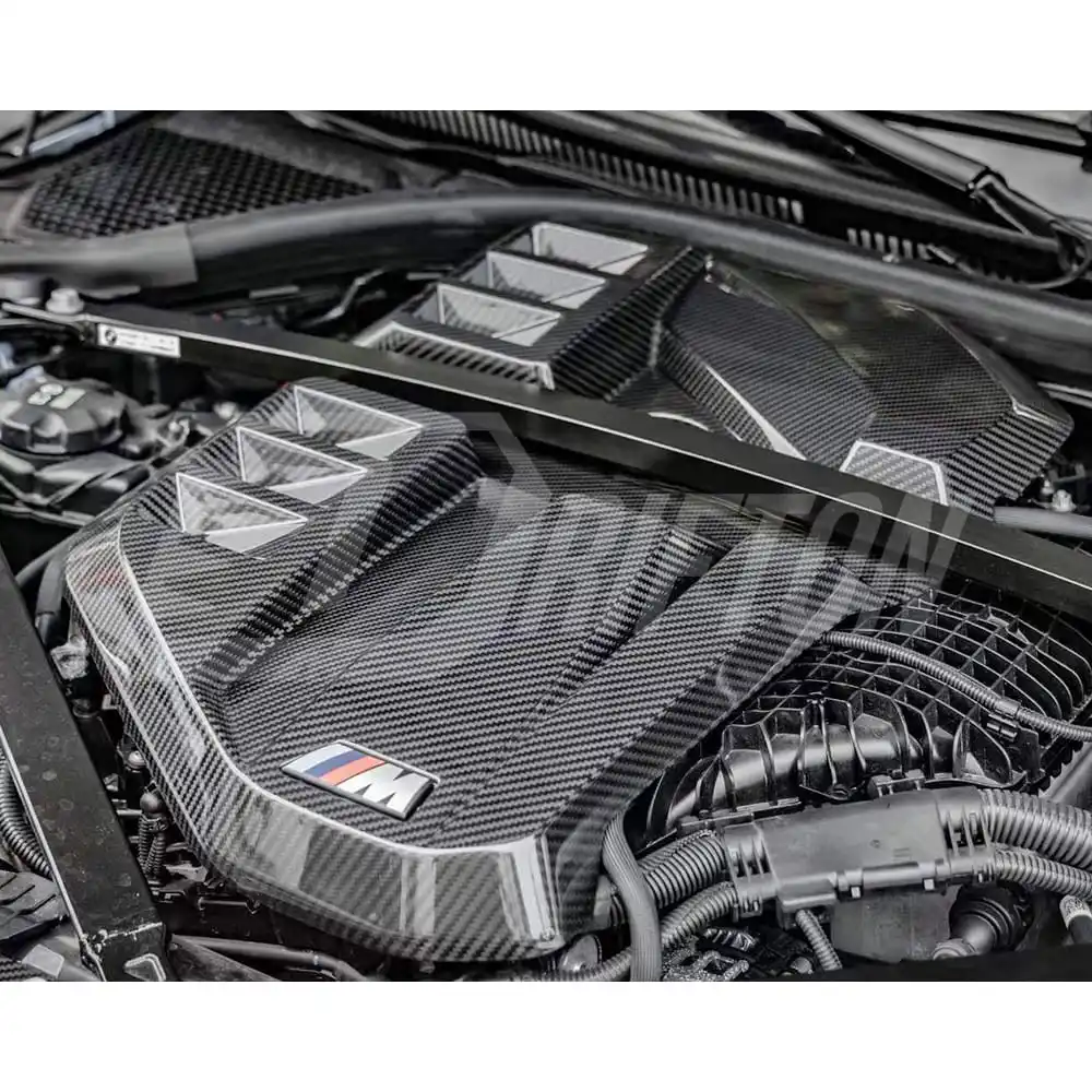 Drifton Dry Carbon Fiber S58 Engine Bay Cover for BMW M2 G87