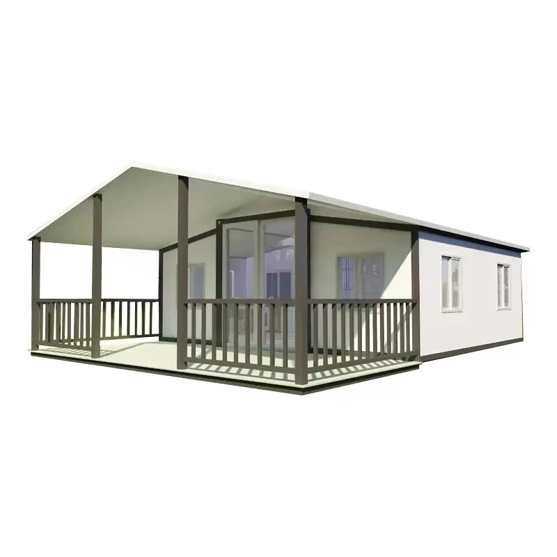 Movable Mobile Portable Modular Homes Expandable Two Wings 2 Bedrooms 1 ...