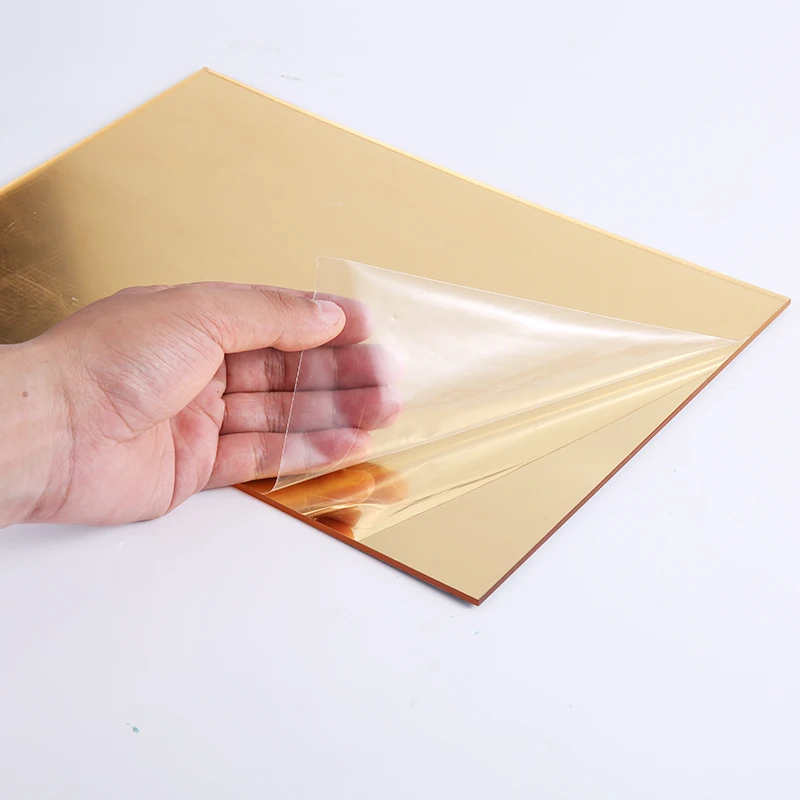 High Gloss 2 Way Mirror Acrylic Sample - Double-sided