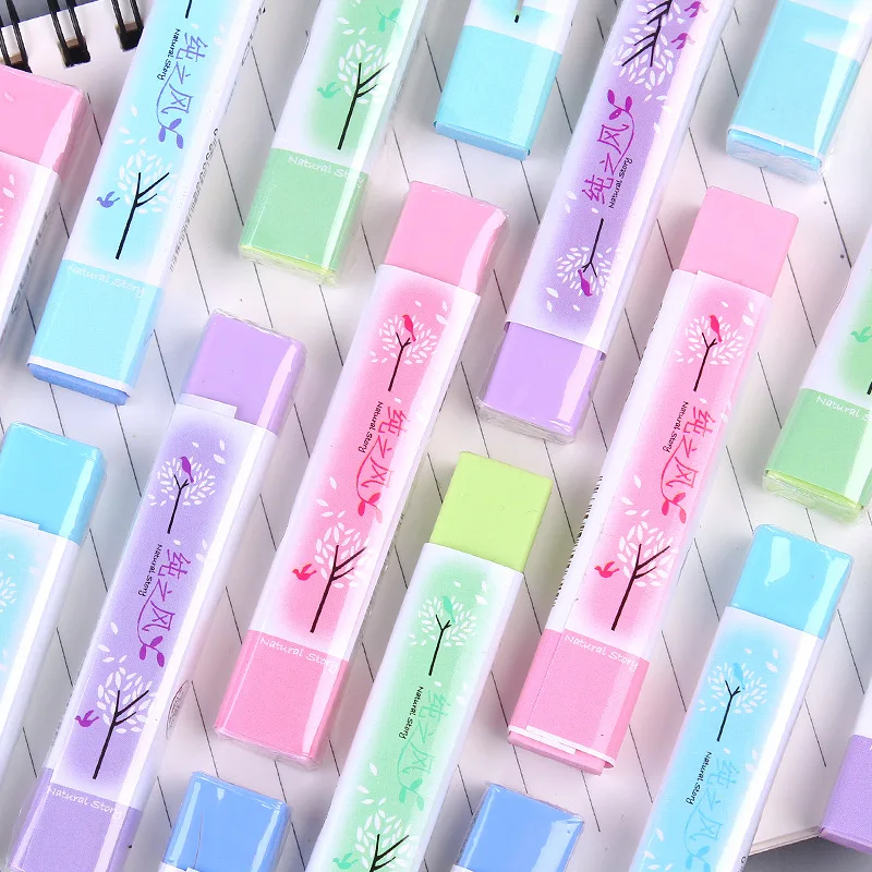 New Simple And Fresh Eraser Creative Customizable Student Stationery ...