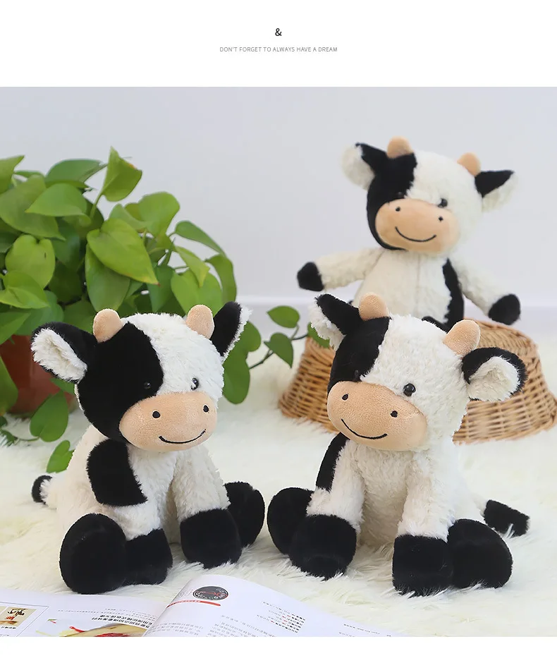Design White Stuffed Soft Mini Mascot Pillow Stuffy Cattle Cute Baby ...