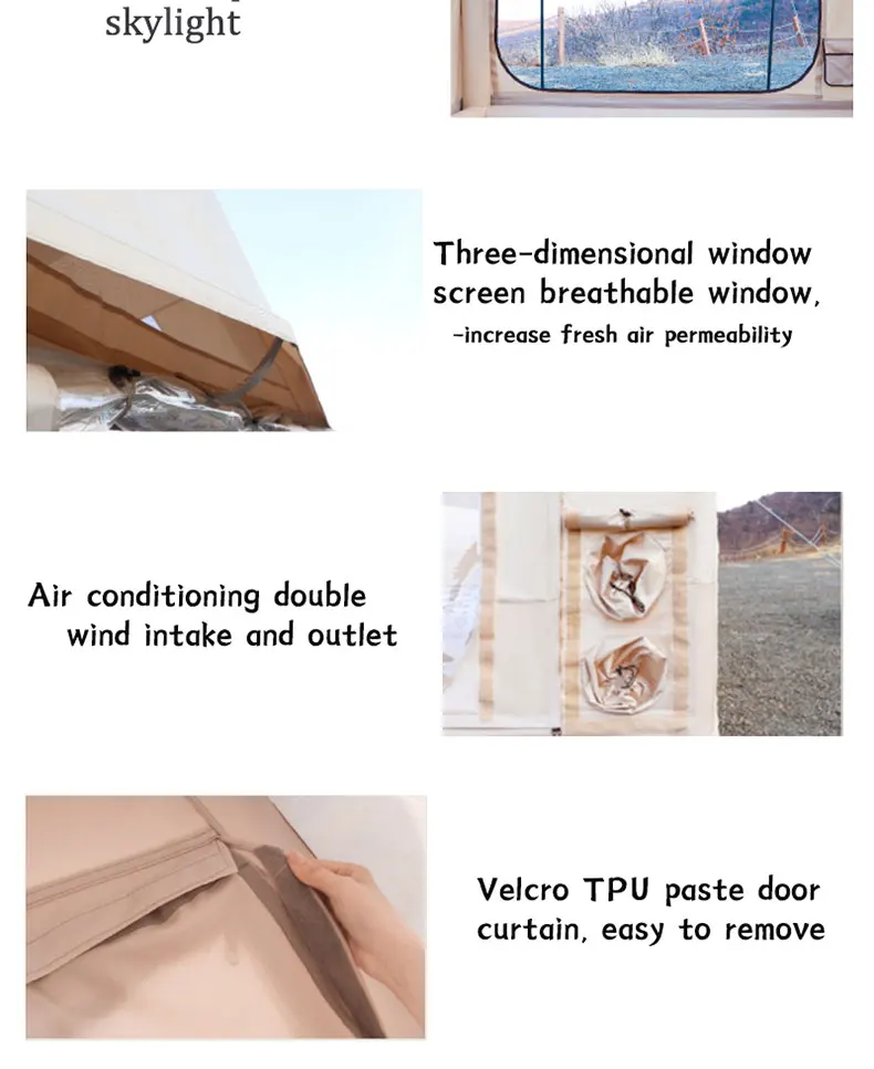 Large Open Window Arab Outdoor Camping Sealed Air Units Inflatable Tent ...