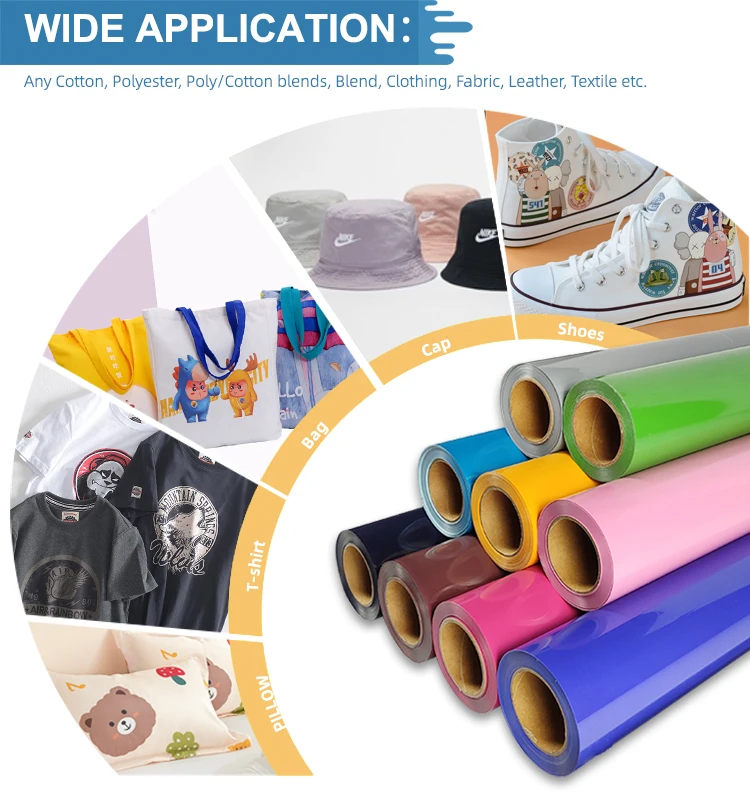 2022 Custom Htv Pu Vinyl Bundle Color Vinyl Rolls For Letters And ...