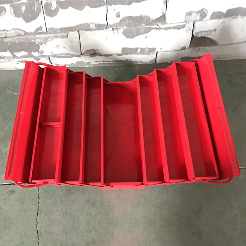 Metal Machine Tool Box With Lock Professional Tools Storage Box With ...