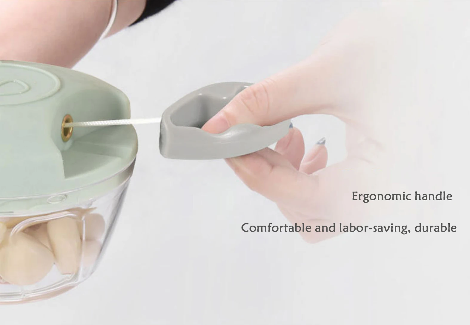 Hand Pull String Manual Food Chopper - Efficient Cutting