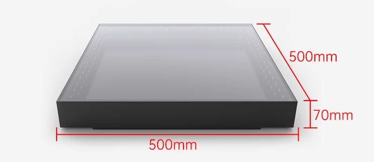 Tempered Glass Magnetic Infinity Mirror Panel 3d Infinity Mirror Video ...