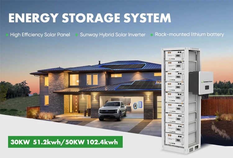 Sunway Hybrid Inverter Energy Storage System 30kw 51.2kwh Three Phase ...