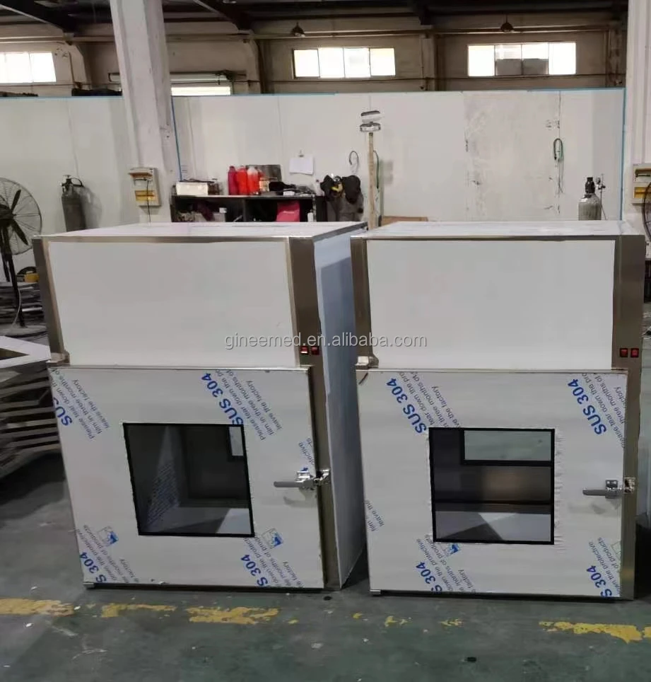 Ginee Medical Gmp Certificate Ss304 Sus304 Uv Lamp Static Transfer ...