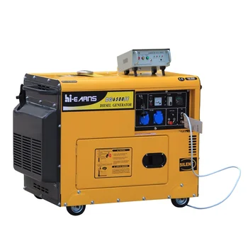 Automatic Start With Ats 6500 Silent Diesel Generator 5kw 5kva 6kva ...