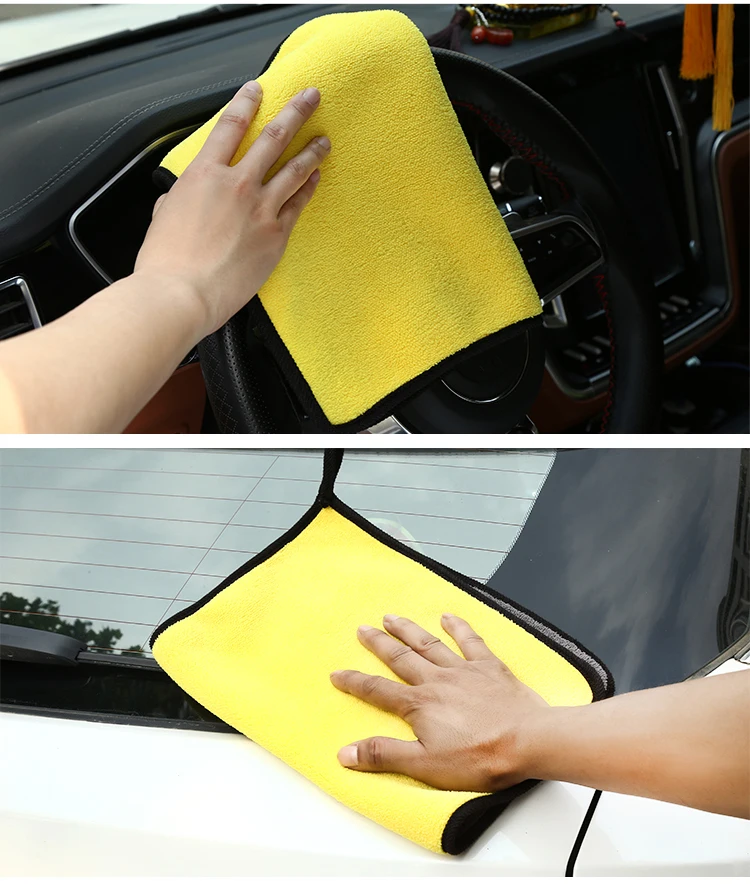 Custom Microfiber Car Cleaning Towels - Absorbent & Durable