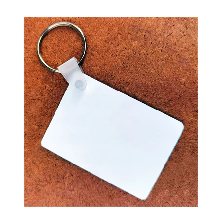 Hot Sales White Blank Printable Sublimation Aluminum Keychain Tags ...