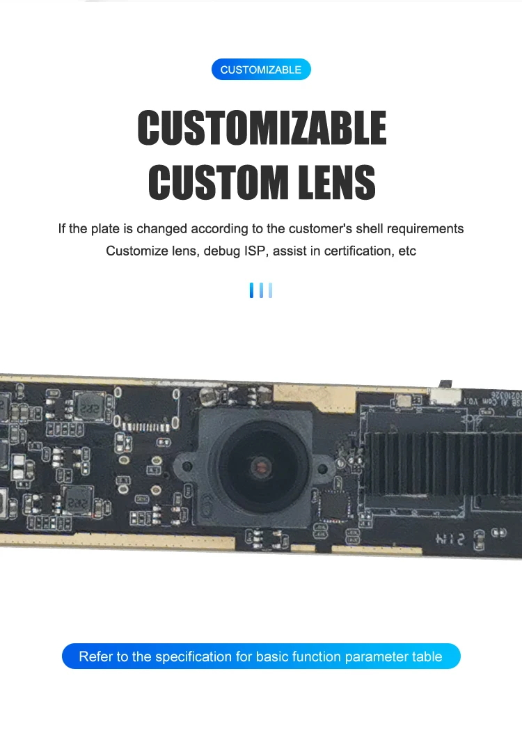 Uart Camera Module 4k Camera Module 8 Million Image Pixel For Gesture ...