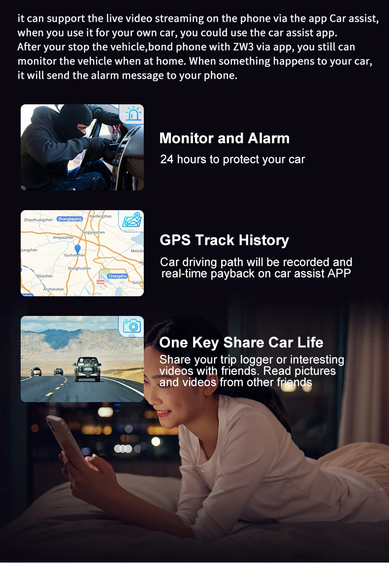 Driver Fatigue Sleeping Alarm Proximity Warning System Vehicles 3 ...