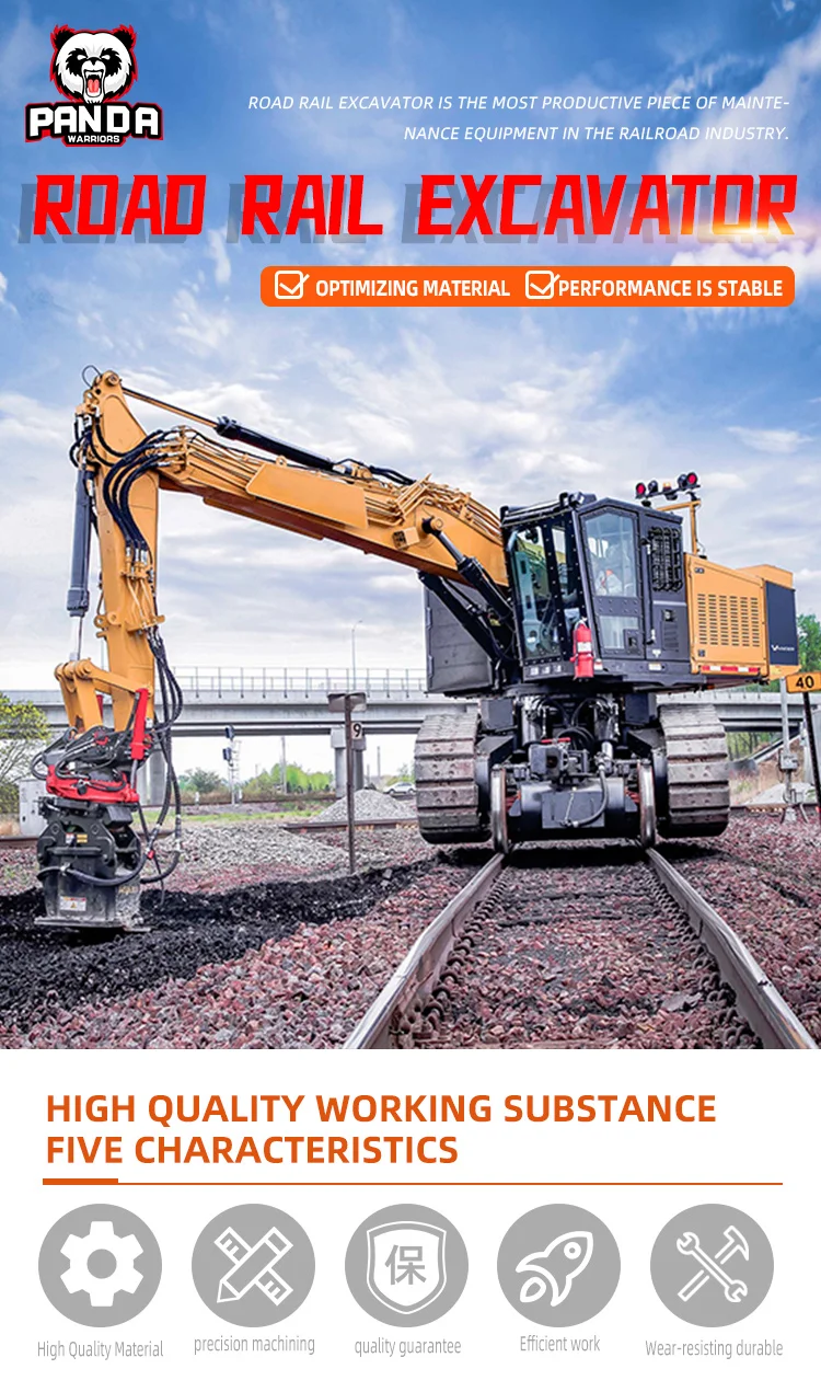 Hi Rail Excavator Rail Wheel for Efficient Railway Work – 3-Year ...