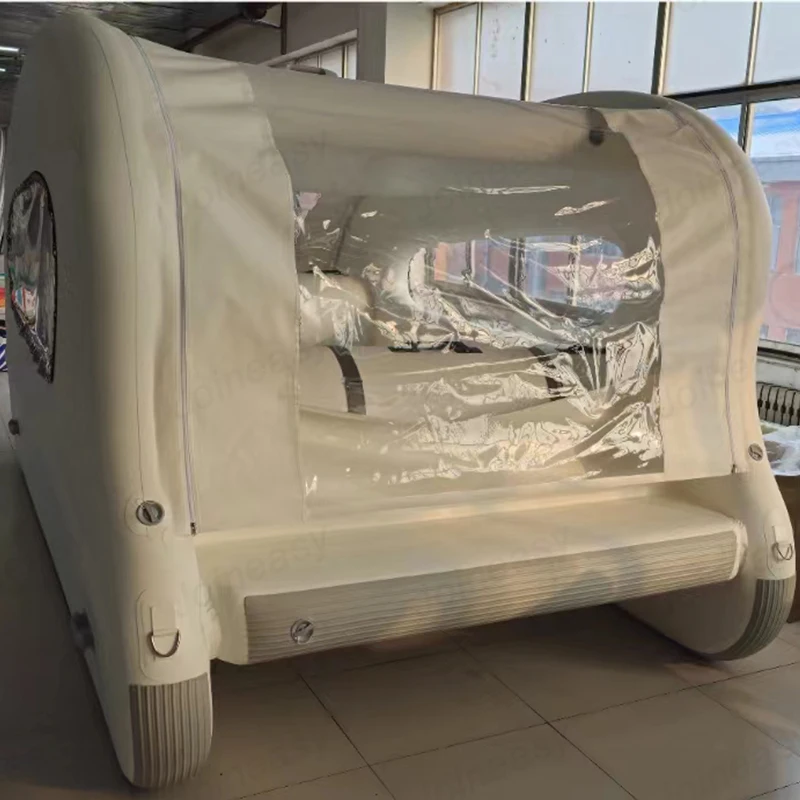 Folding Catamaran Boat House Inflating Pontoon Boat Catamaran Passenger ...