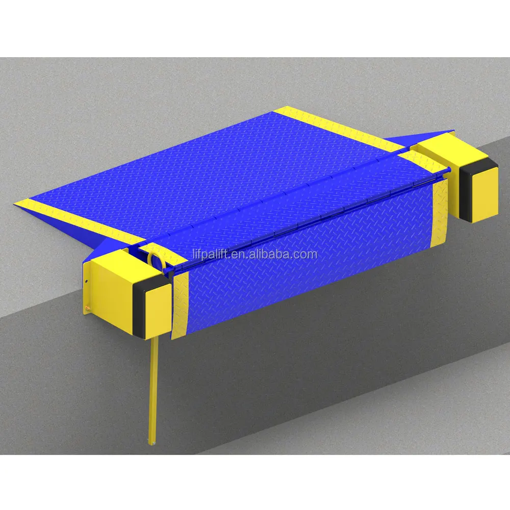 10 Tons Manual Operated Loading Dock Leveler For Shipping Containers ...