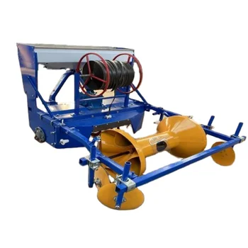 Small Tractor Mounted Plastic Mulch Applicator Laying Ridger Laminating ...