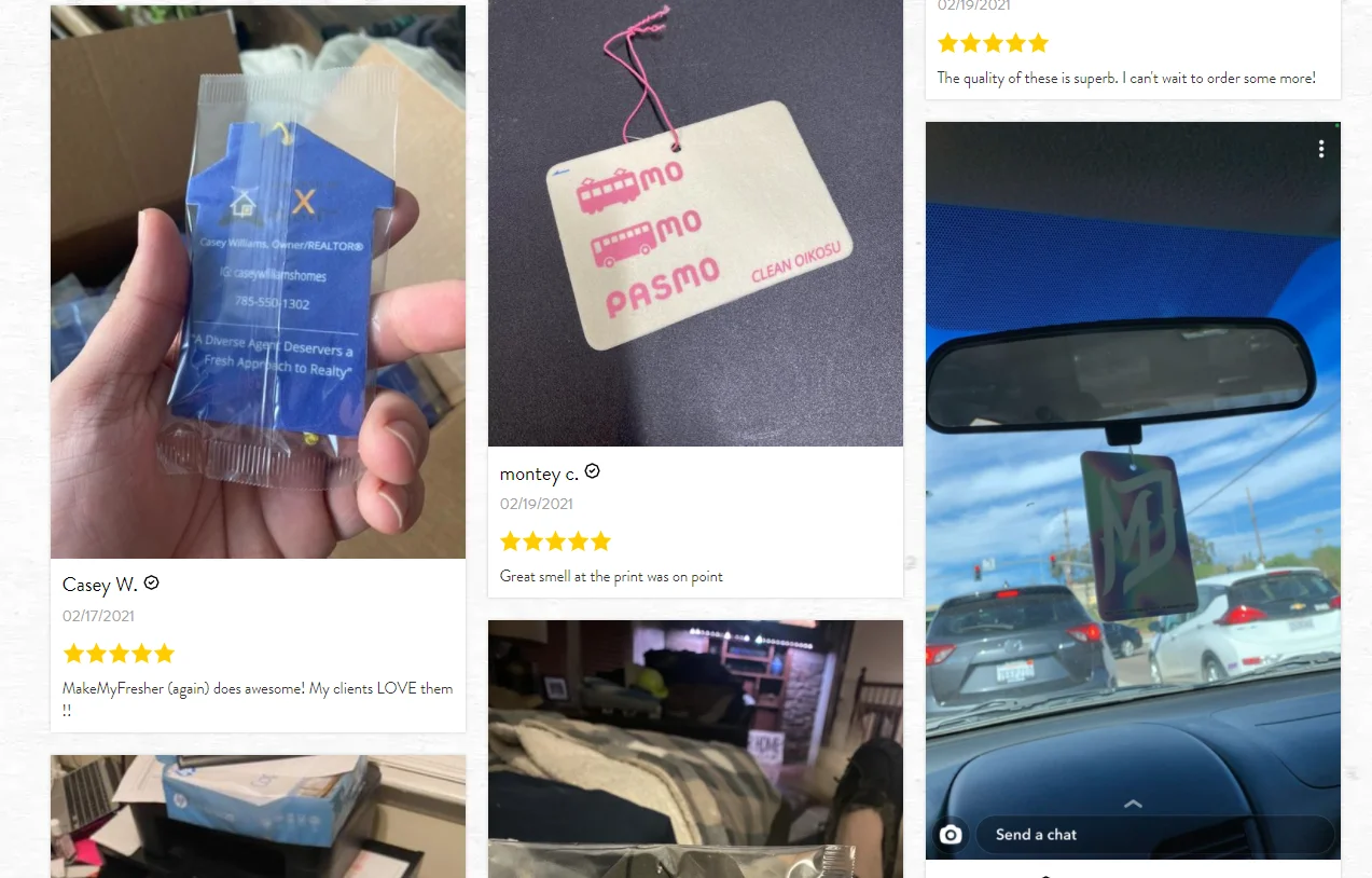 Customized Logo Paper Car Air Fragrance - Luxury & Eco-friendly