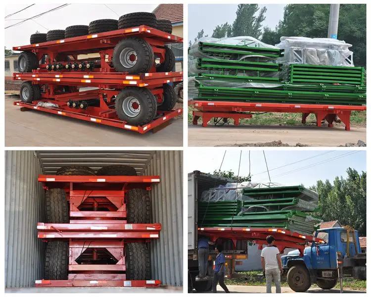 Farm Tractor Transport Tractor Trailer Load Capacity 4 Wheel Farm Wagon ...