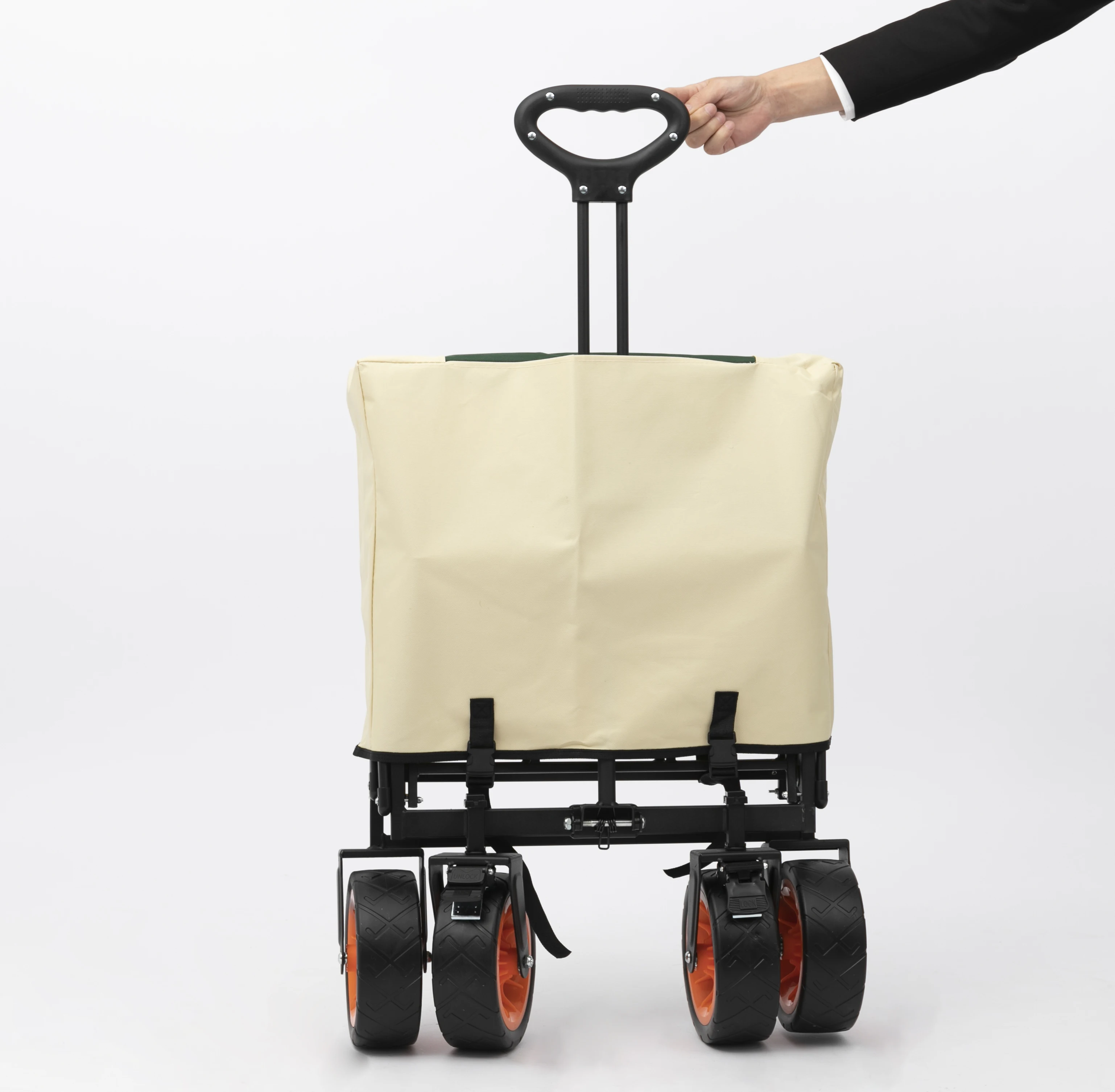 TODO Foldable Beach Trolley Shopping Trolley Carts Plastic Collapsible ...
