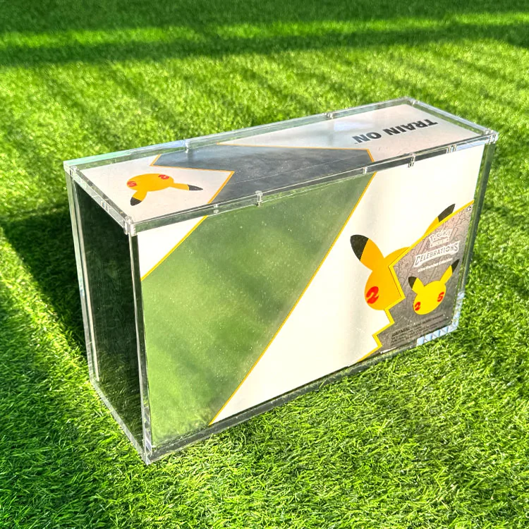 Tcg Custom Clear Acrylic Pokemon 25th Anniversary Upc Pikachu Ultra ...
